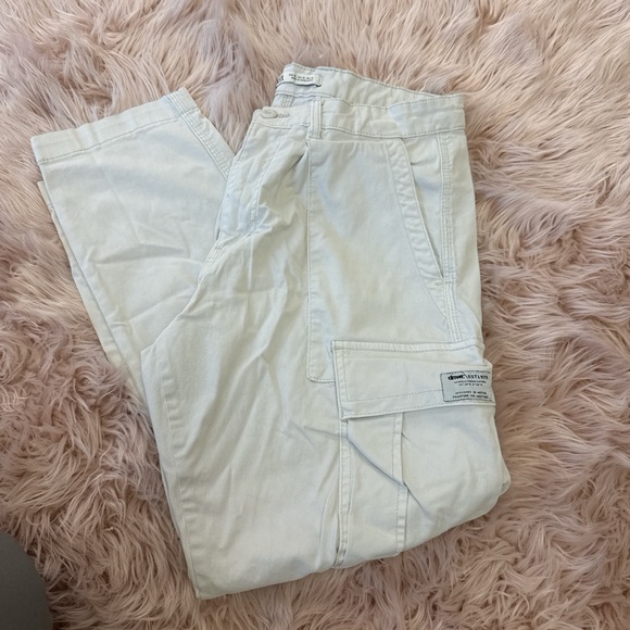 Zara | Pants | Zara Mens Cargo Pants Light Cream | Poshmark